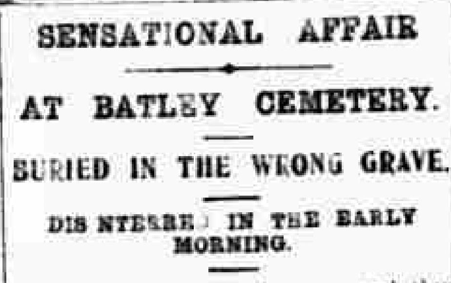 The Batley Cemetery Incidents: Part One – Genealogy with George